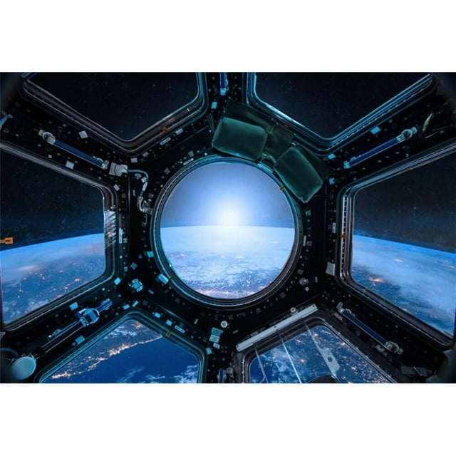 Spaceship Science Fiction Cabinet Planet Photo Backdrop Universe Space ...