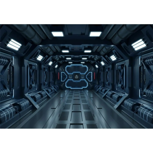 Spaceship Science Fiction Cabinet Planet Photo Backdrop Universe Space ...