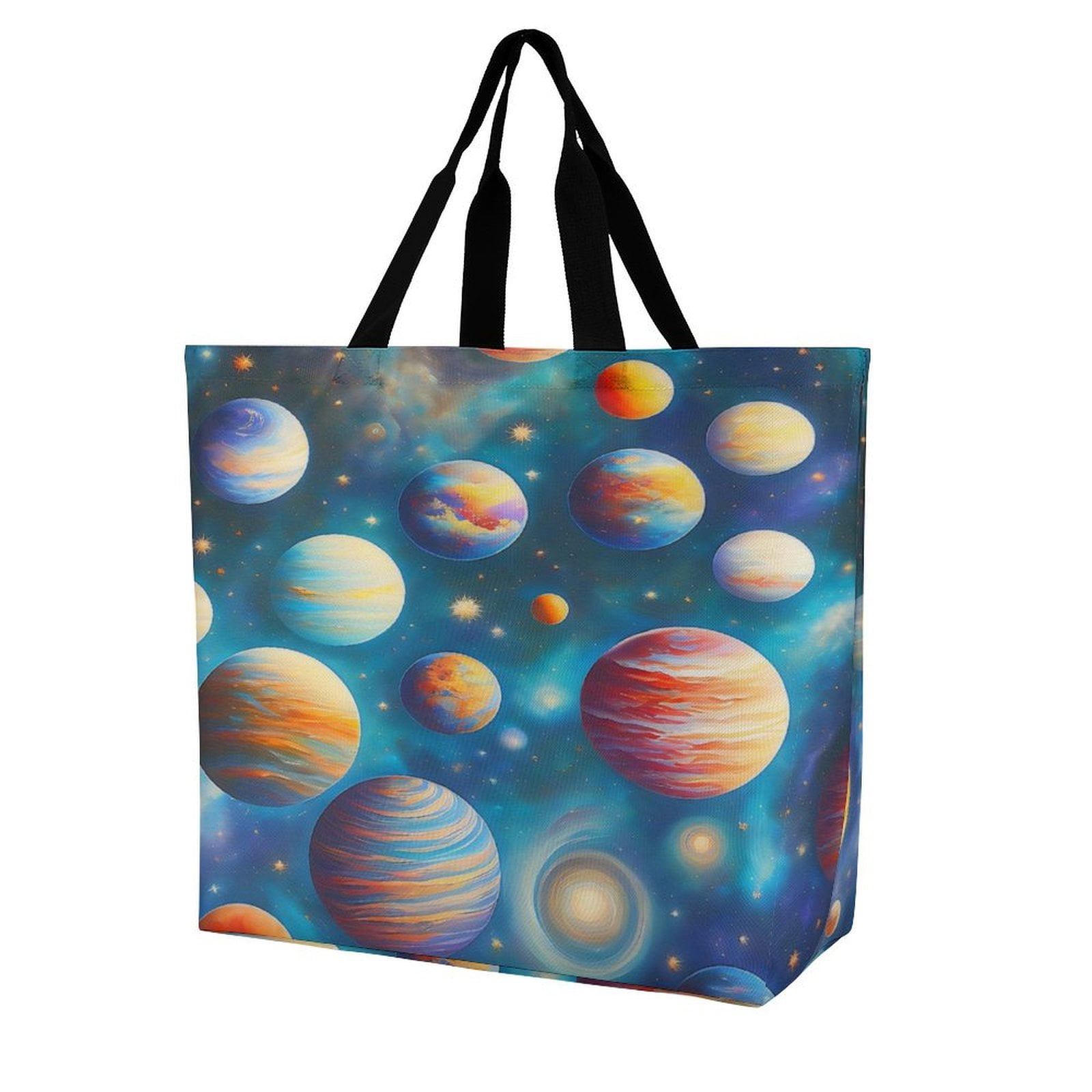 Spaceships, Planets, Planets Women's Casual Shoulder Bag Shopping Bag ...