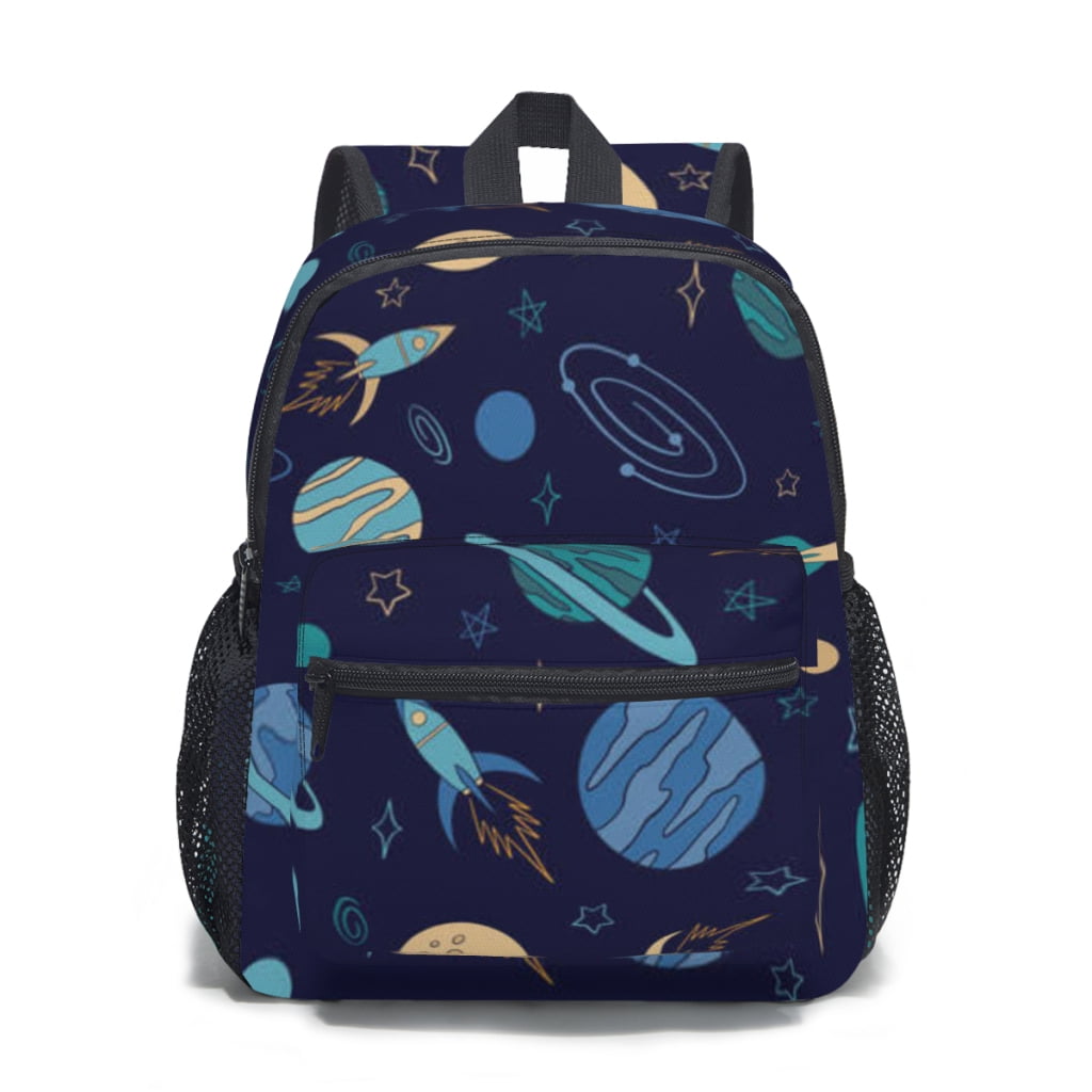 Spaceships and planets pattern s Backpack Toddler Bag Mochila for 2-5 ...