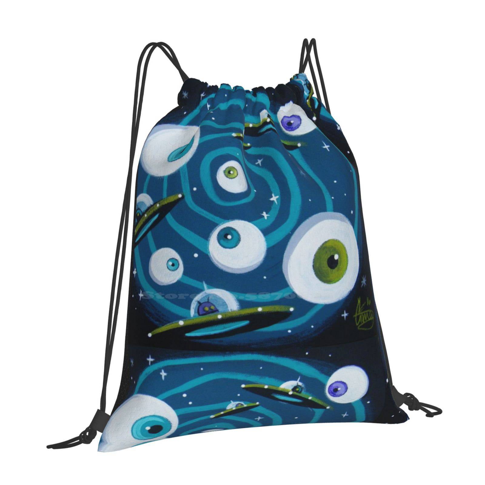 Spacetastic Fashion Pattern Design Travel Laptop Backpack Bag Eyeball ...