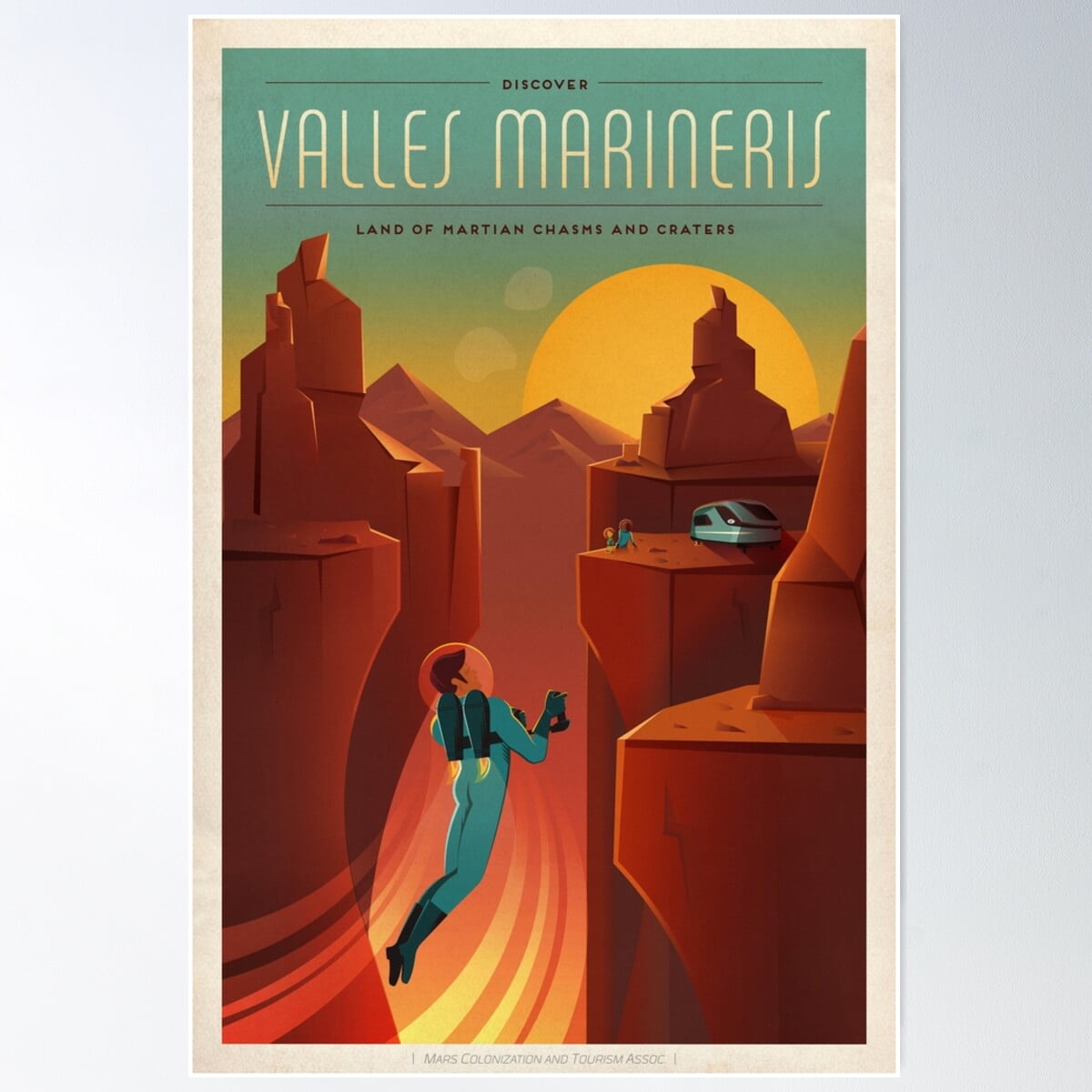 Spacex Mars Colonization And Tourism Association: Valles Marineris (8K ...