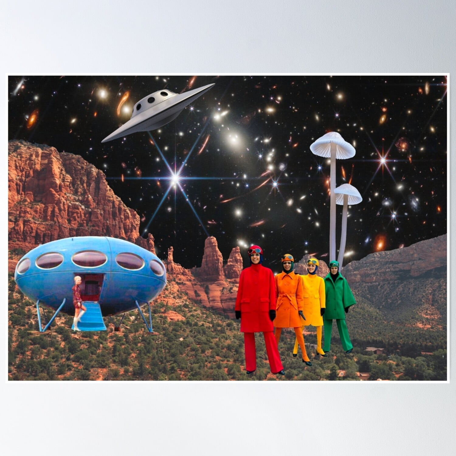 Spacey Poster Wall Art, Modern Wall Decor, 8x12 UNFRAMED - Walmart.com