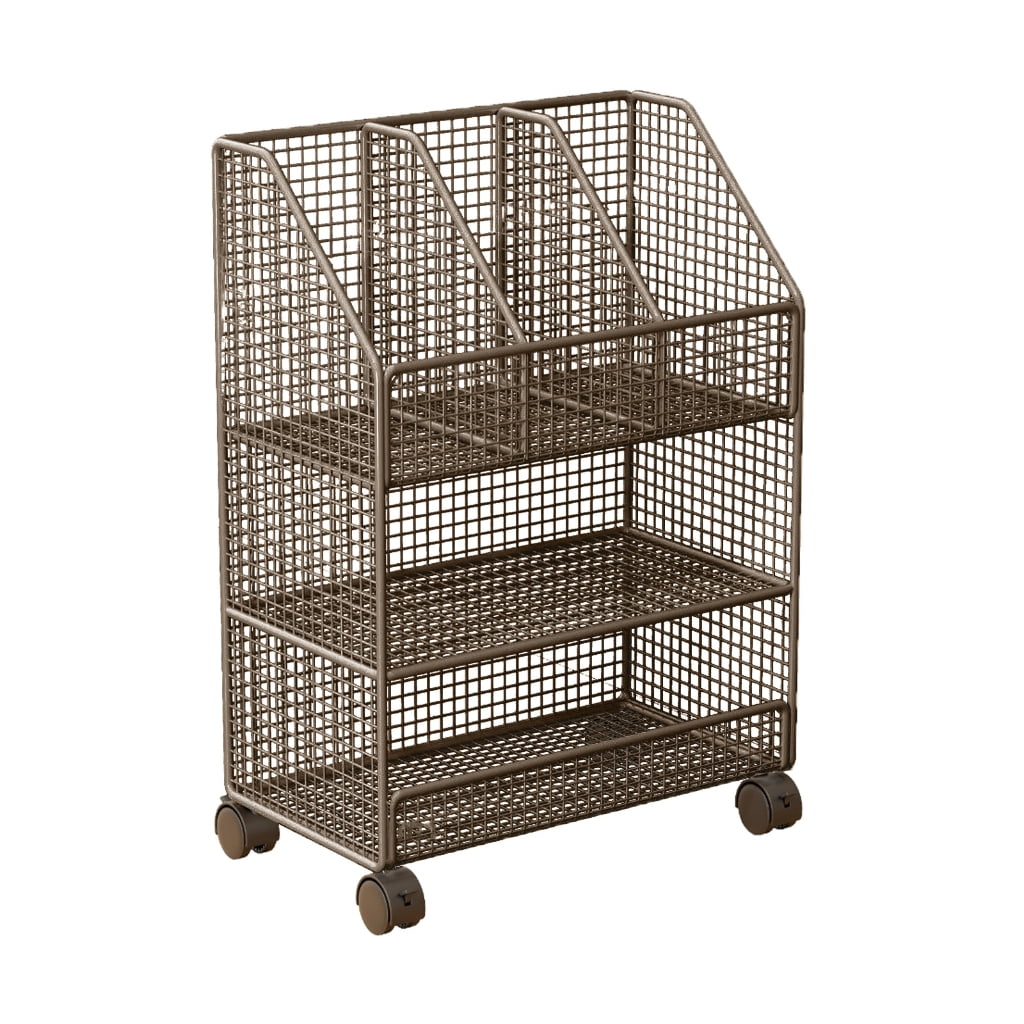Spacious 2 or 3 Tiered Storage Solution With Wheels For Easily Mobility ...