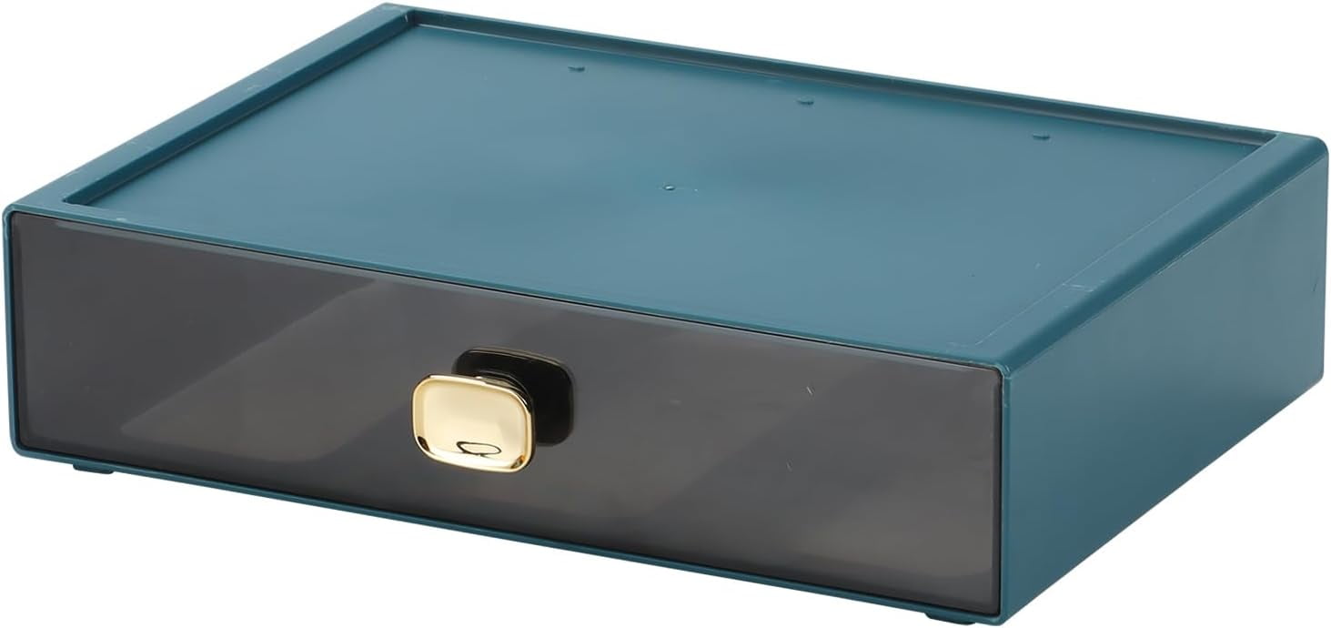 Spacious Desktop Storage Box, 1 Large Storage Drawer, Stackable Office ...