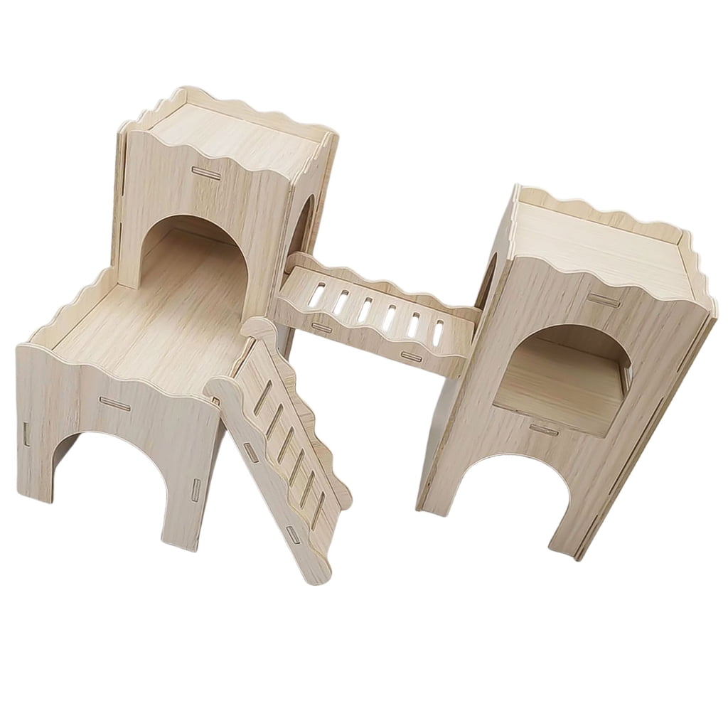 Spacious Gerbil Houses Dwarf Hamster Sleep Nest Chamber Hamster ...