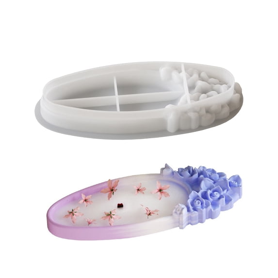 Spacious Rose Tray Craft of Safe Flexible Silicone Suitable Accessory ...