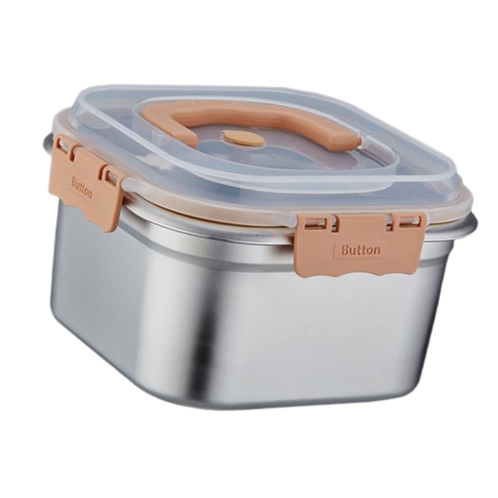 Spacious Stainless Steel Storage Container Multipurpose Household Lunch ...