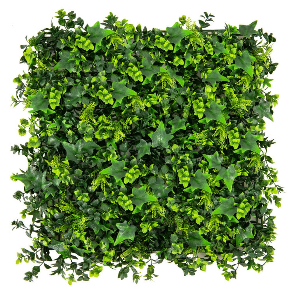 Spaco 12-Piece 20 x 20 Inch Artificial Greenery Foliage Panels ...