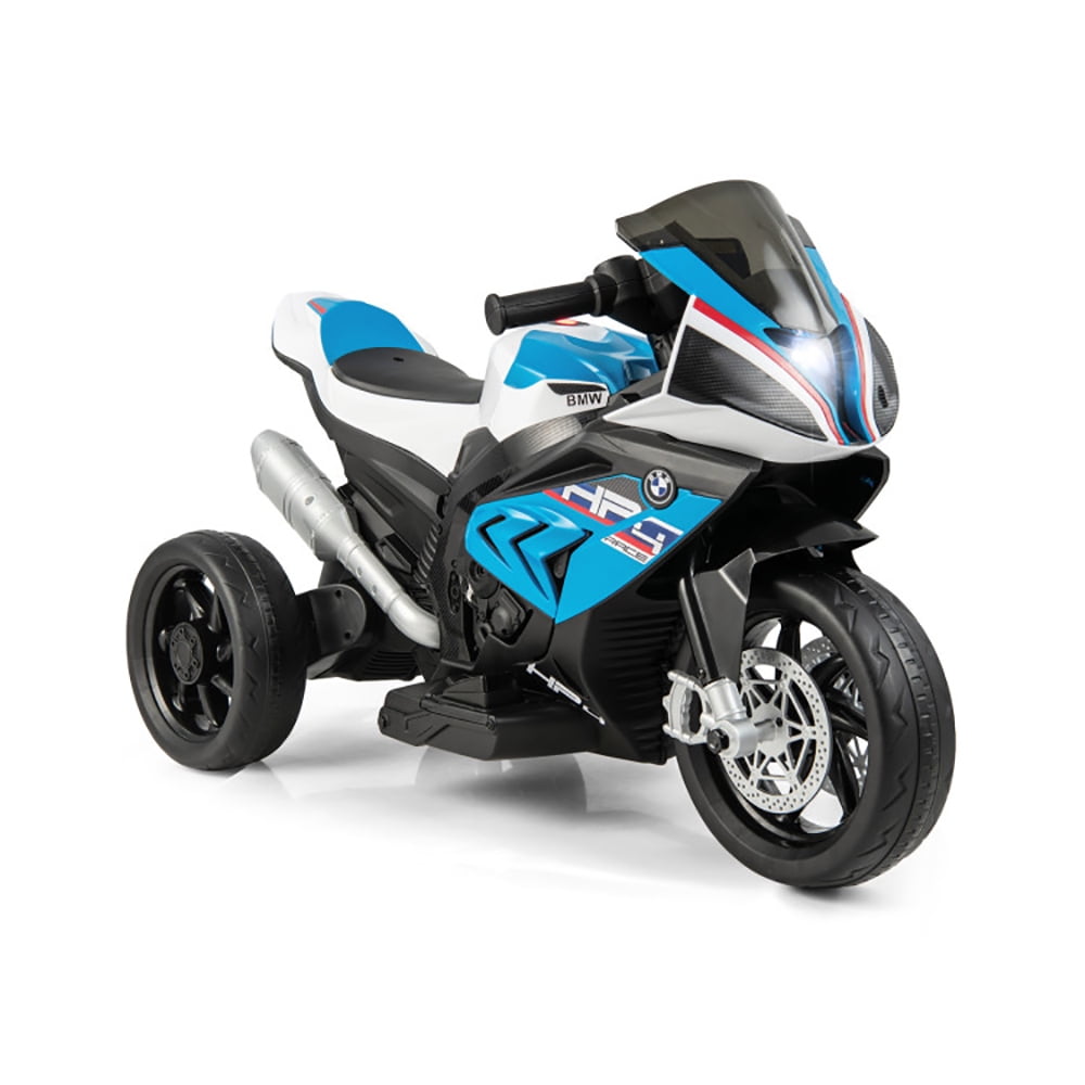 Spaco 12V Licensed BMW Kids Motorcycle Ride-On Toy for 37-96 Months Old ...