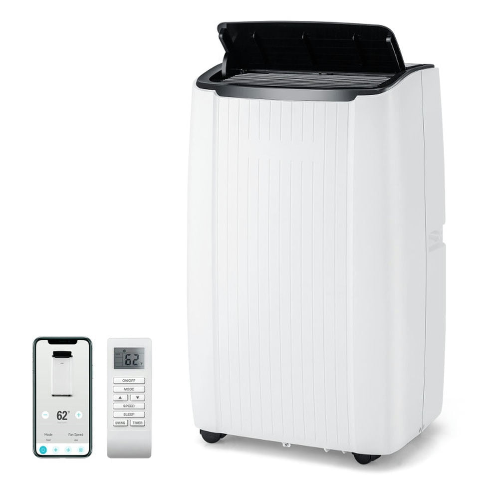 Spaco 14000 BTU Portable Air Conditioner 4-in-1 Smart WiFi Enabled Home ...