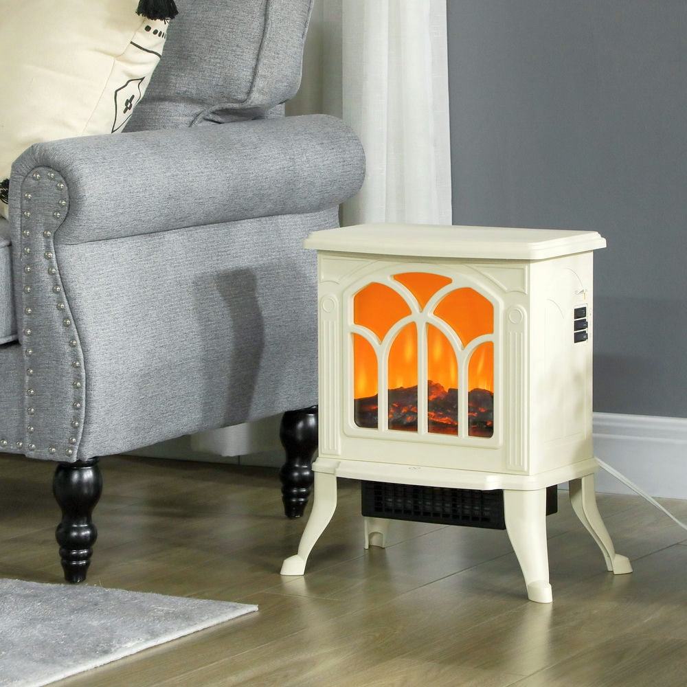 Spaco 17Inch Freestanding Electric Fireplace Stove, Fire Place Heater ...