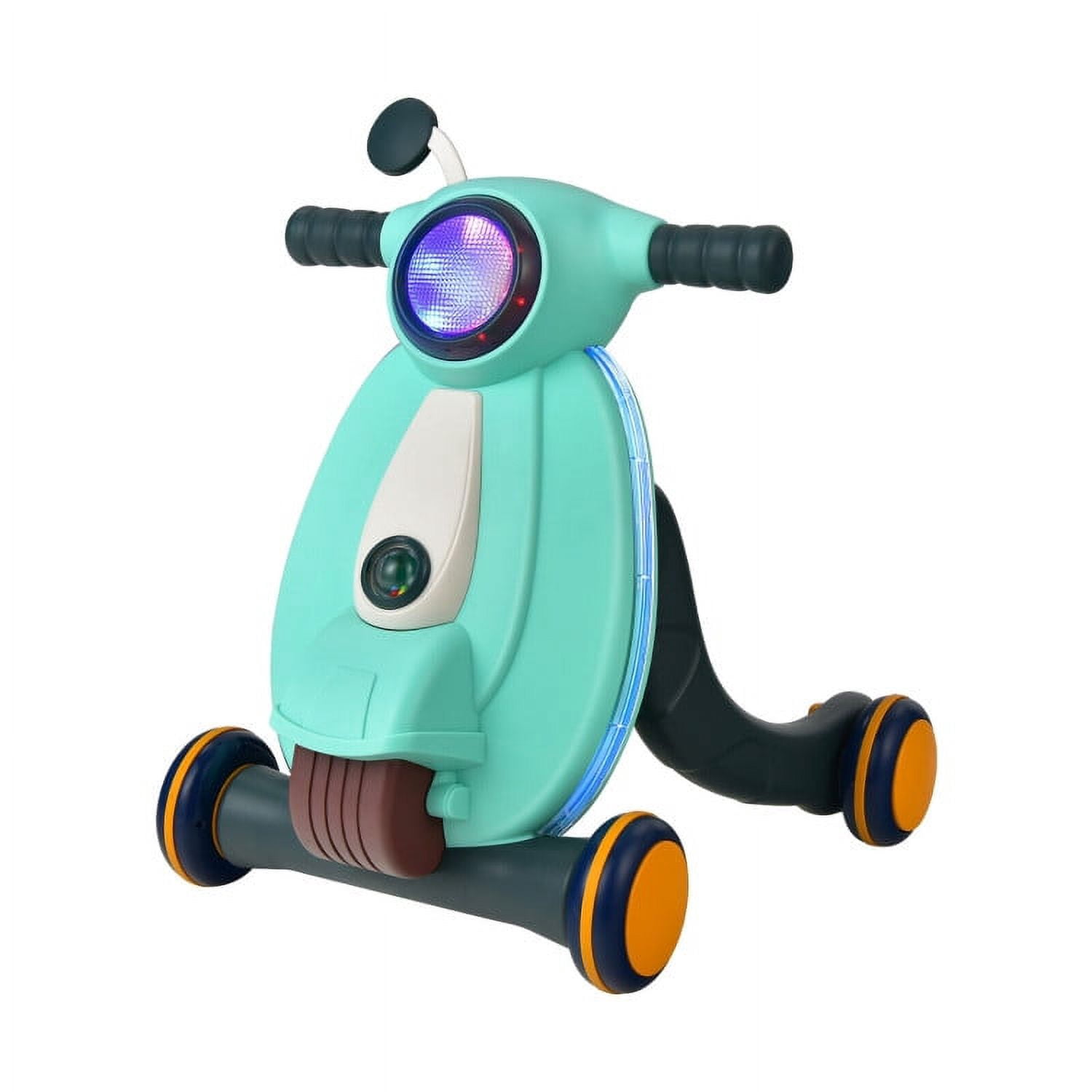 Spaco 2-in-1 Baby Sit to Stand Learning Walker with Lights and Sounds ...