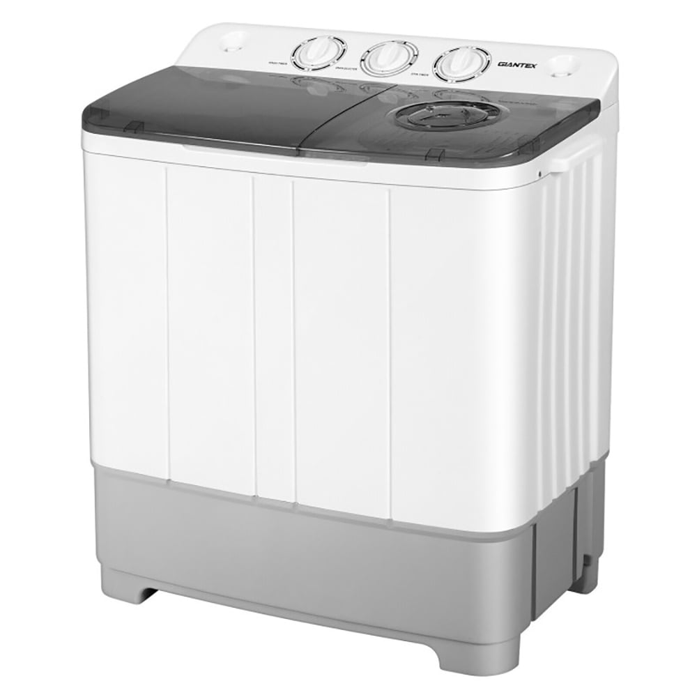 Spaco 2-in-1 Portable 22lbs Capacity Washing Machine with Timer Control ...