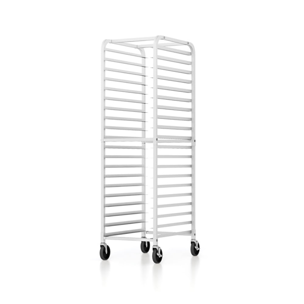 Spaco 20-tier Bun Pan Speed Rack with Lockable Rubber Wheels, Kitchen ...