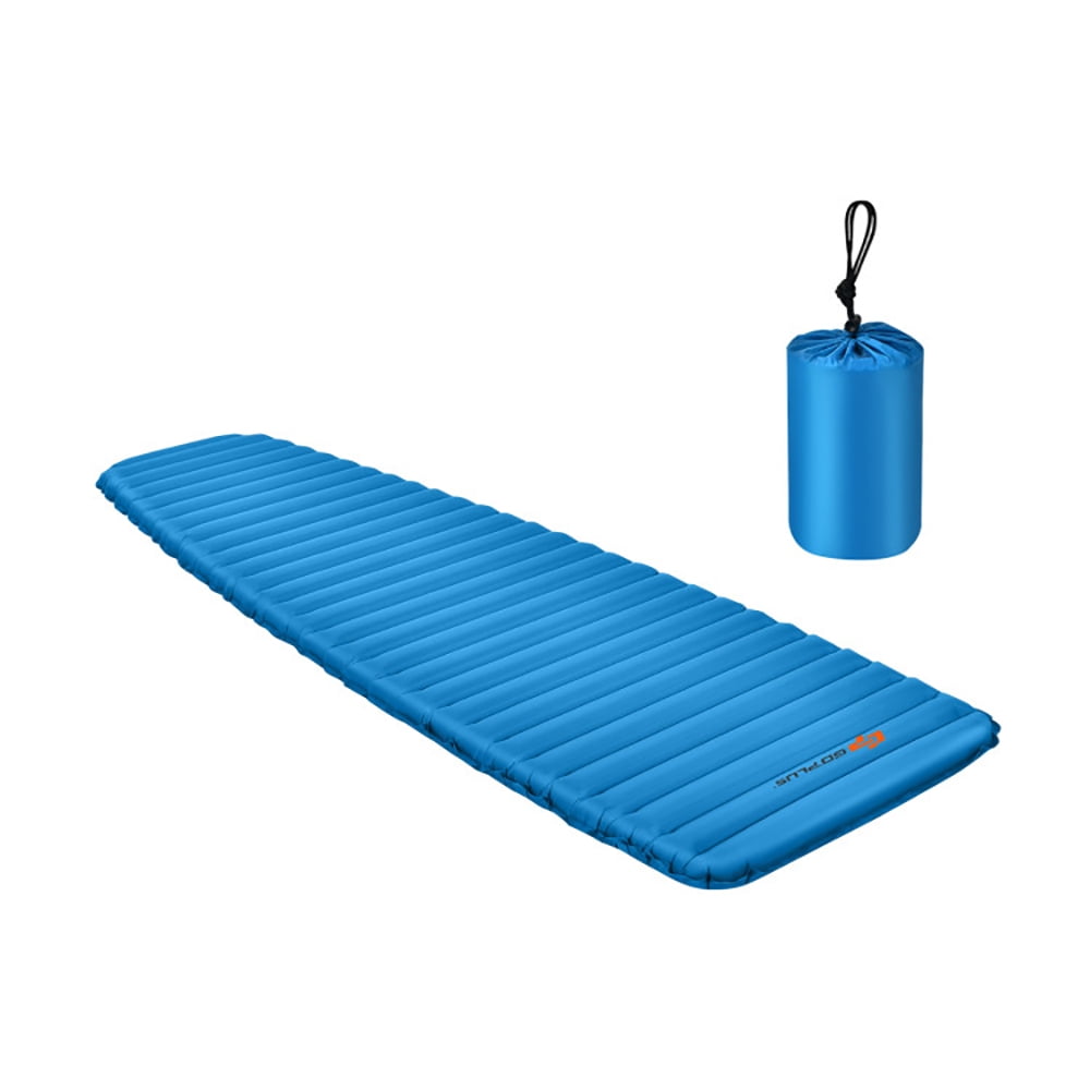 Spaco 3 Inch Thick Inflatable Waterproof Camping Sleeping Pad-Blue ...