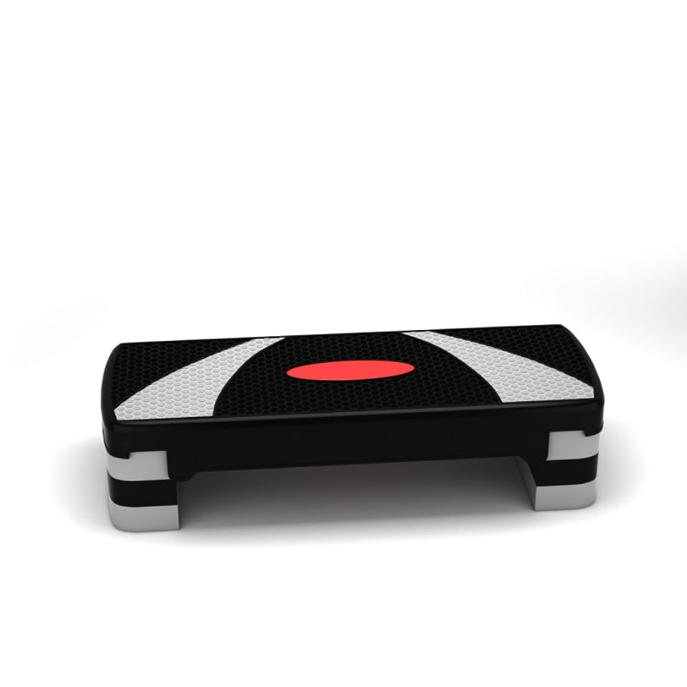 Spaco 32 Inch Adjustable Fitness Aerobic Step with Riser, Circuit Size ...