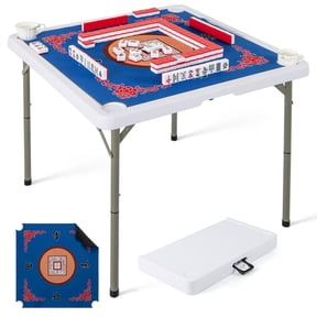 LAUSAINT HOME Board Game & Card Table for 6 Players with Removable ...