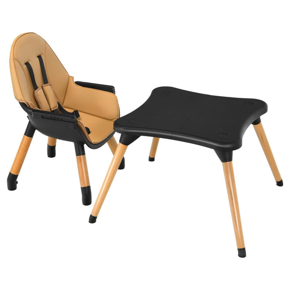 Spaco 5-in-1 Baby Eat and Grow Convertible Wooden High Chair with ...