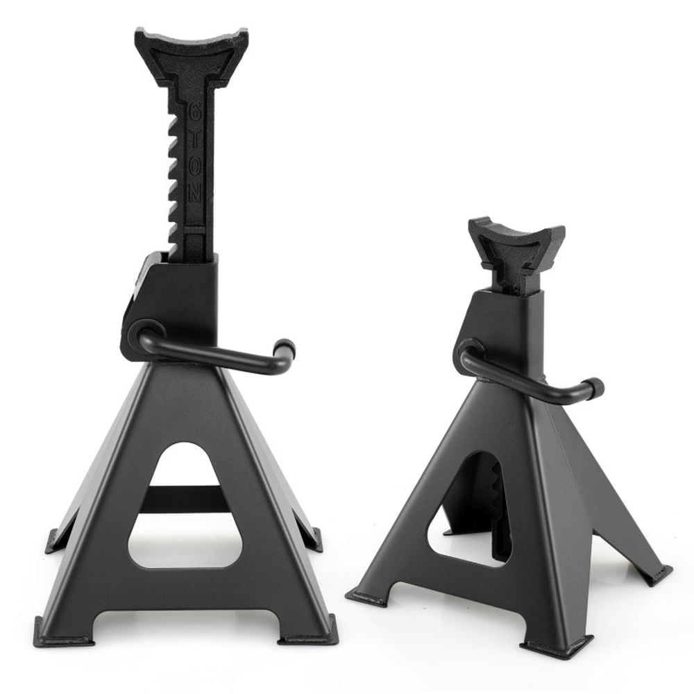 Spaco 6 Ton 13000 lbs Capacity Metal Car Lifting Stands with 14-23 Inch ...
