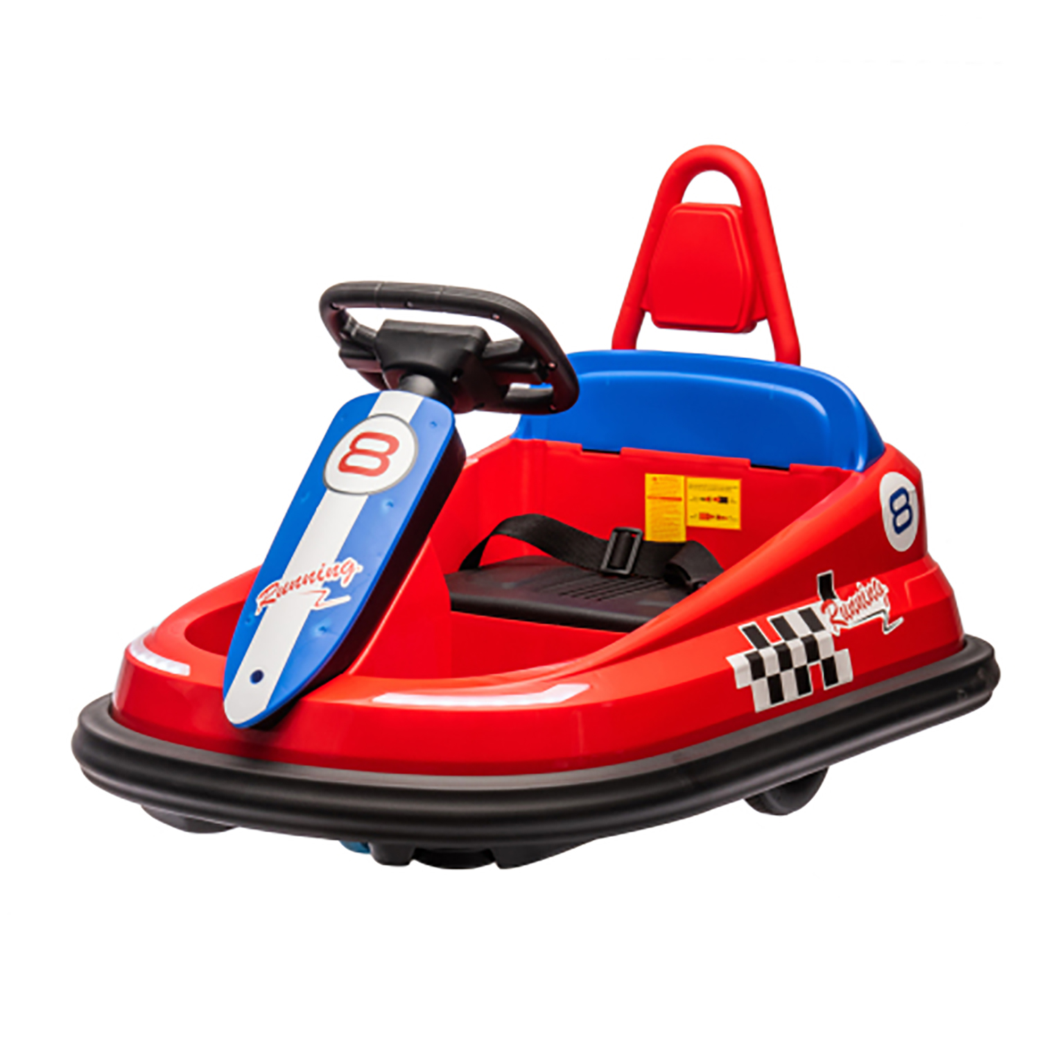 Spaco 6V Kids Ride on Electric Go Kart, Bumper Car with Parents Remote ...