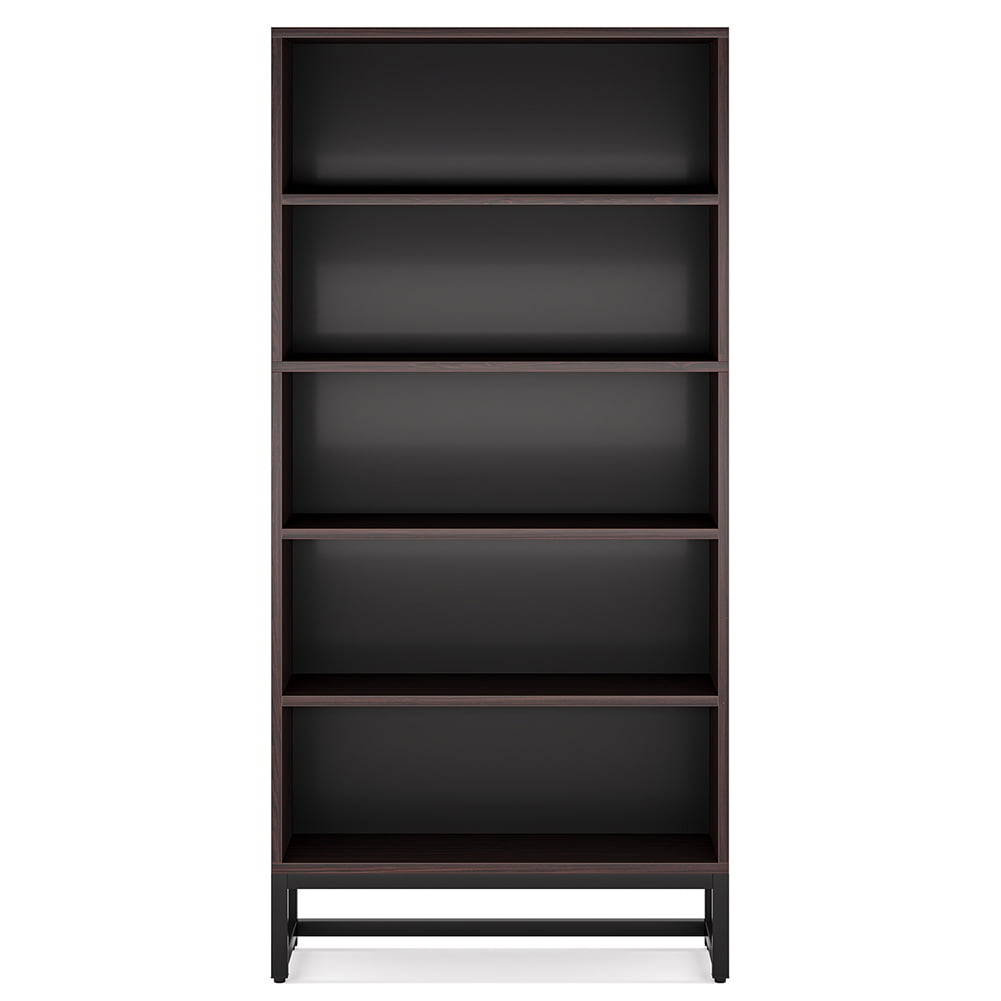 Spaco 70.8" Bookcase, Large Bookshelf Organizer with 5-Tier Storage ...