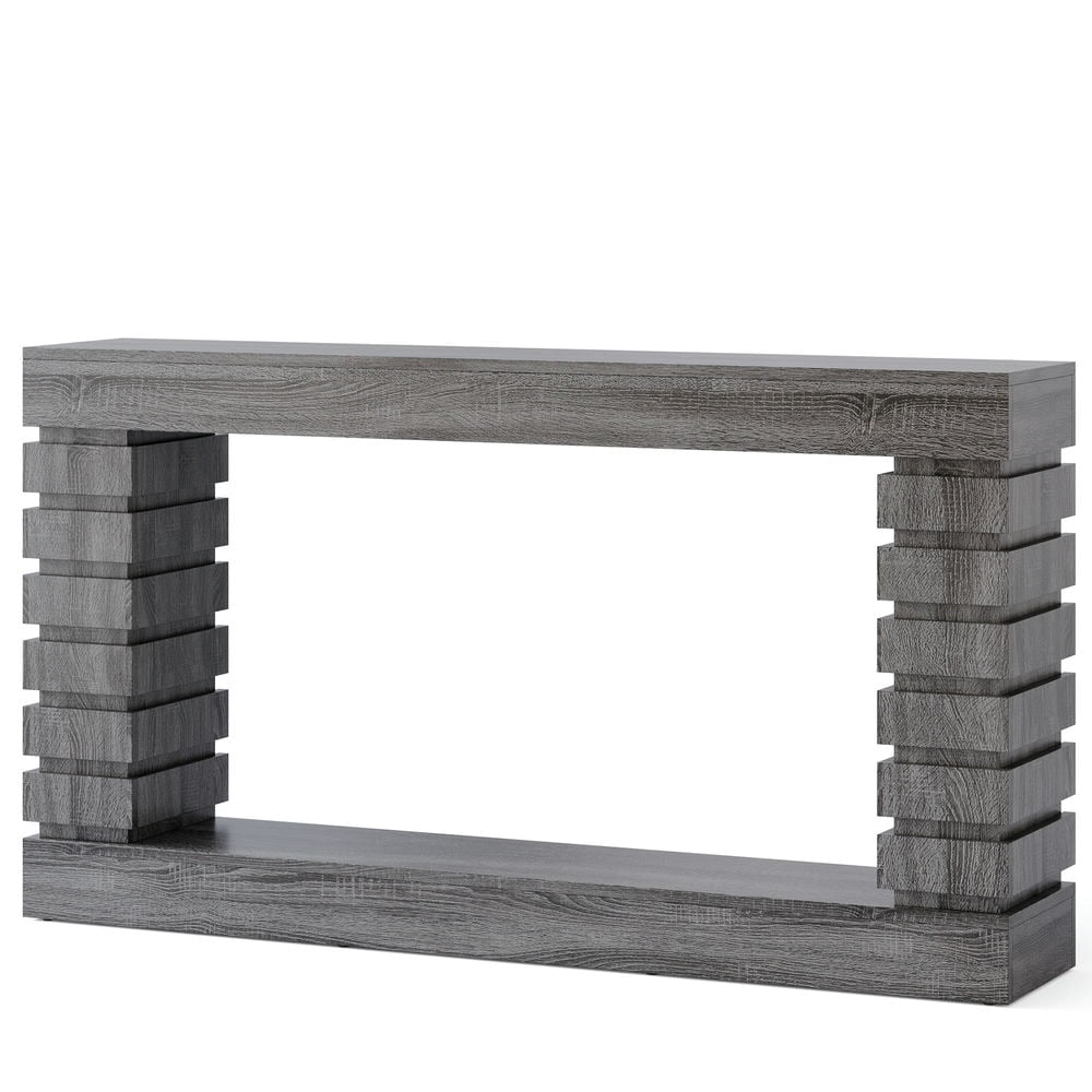 Spaco 70.8" Console Table, Wood Rectangular Sofa Table, Console Table ...