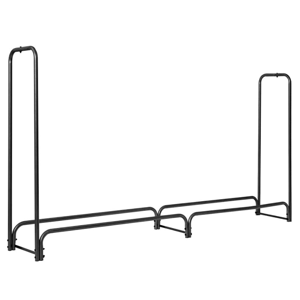 Spaco 8 FT Firewood Storage Log Rack, Firewood Holder, Black - Walmart.com
