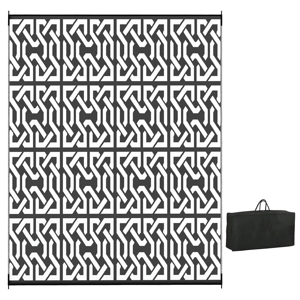Spaco 8' x 10' Reversible Outdoor Rug, Carpet RV Camping Rugs with ...