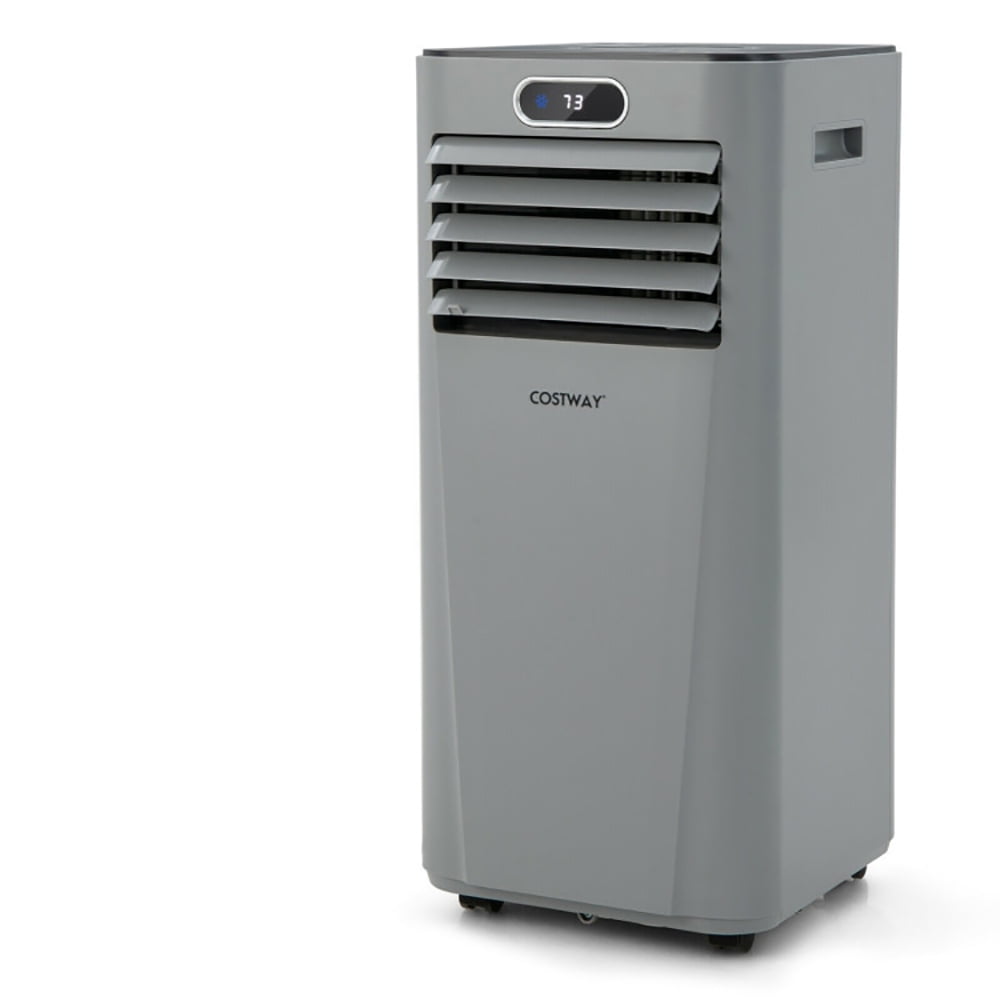 Spaco 8000BTU 3-in-1 Portable Air Conditioner with Remote Control-Gray ...
