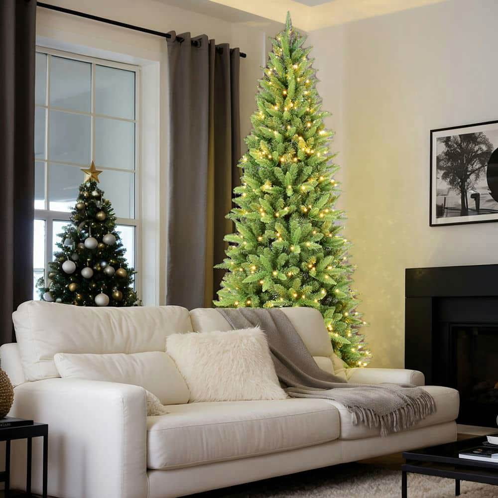 Spaco Artificial 7FT Christmas Tree with 1180PVC/Hard Needle Mixed ...