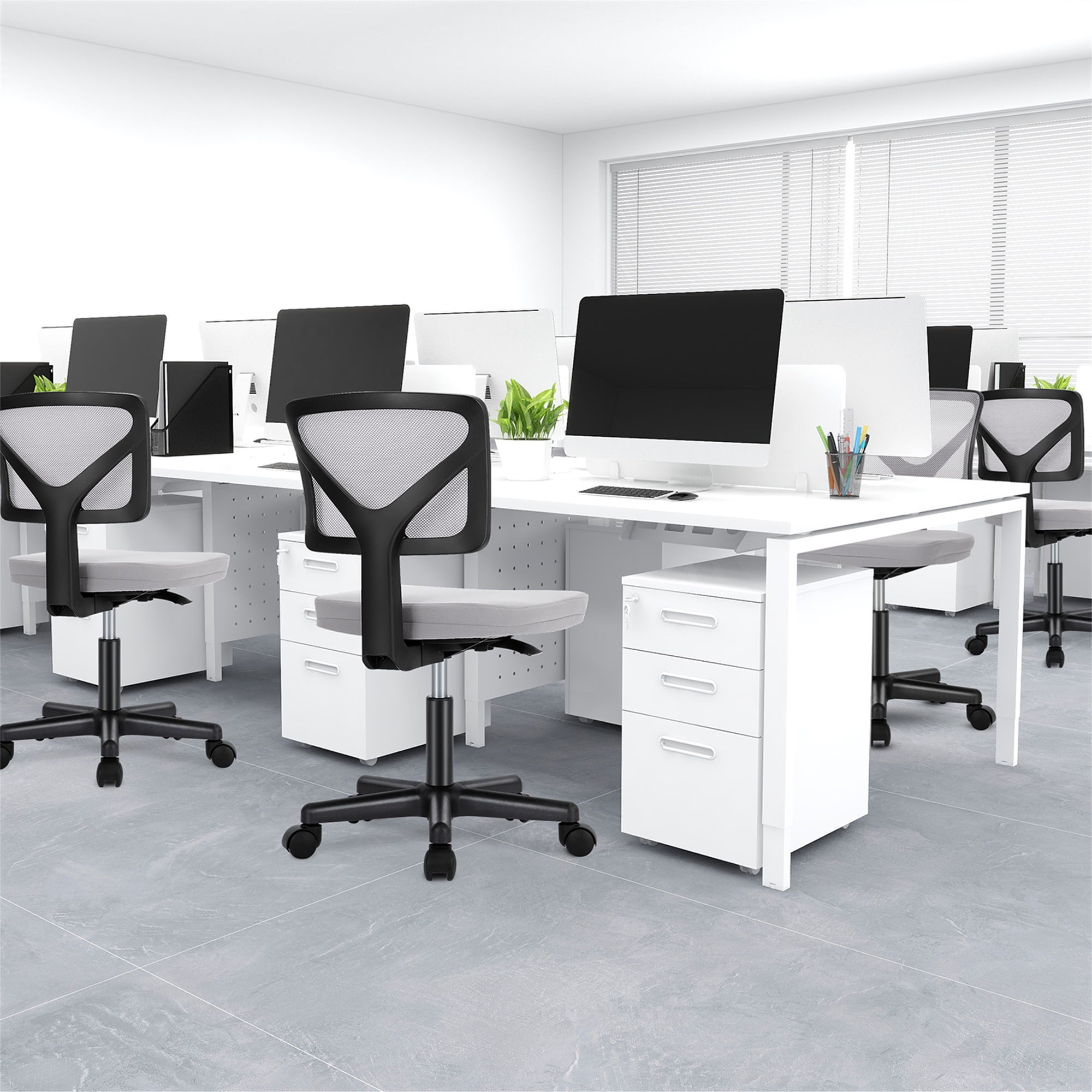 Spaco Computer Chair with Adjustable High Back, Ergonomic Office Chair ...