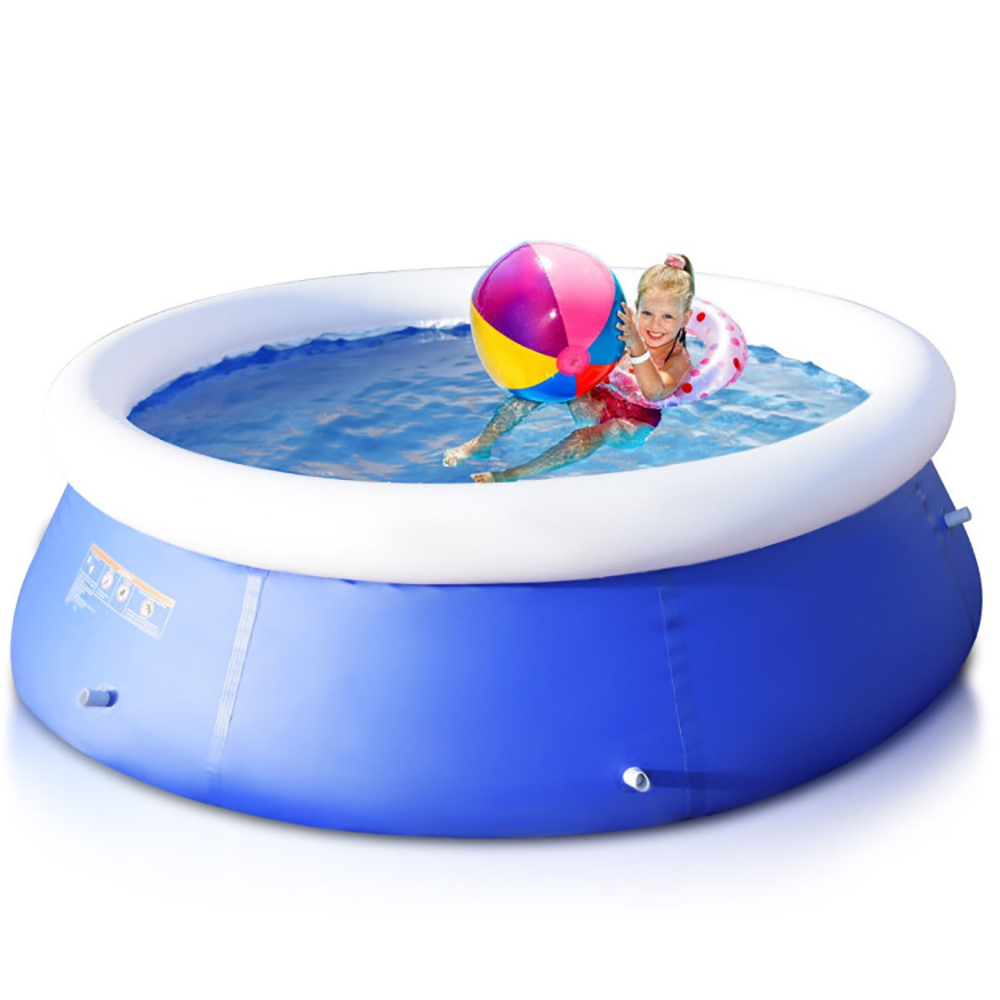 Spaco Easy-Set Giant Inflatable Ground Swimming Pool, Easy Set ...