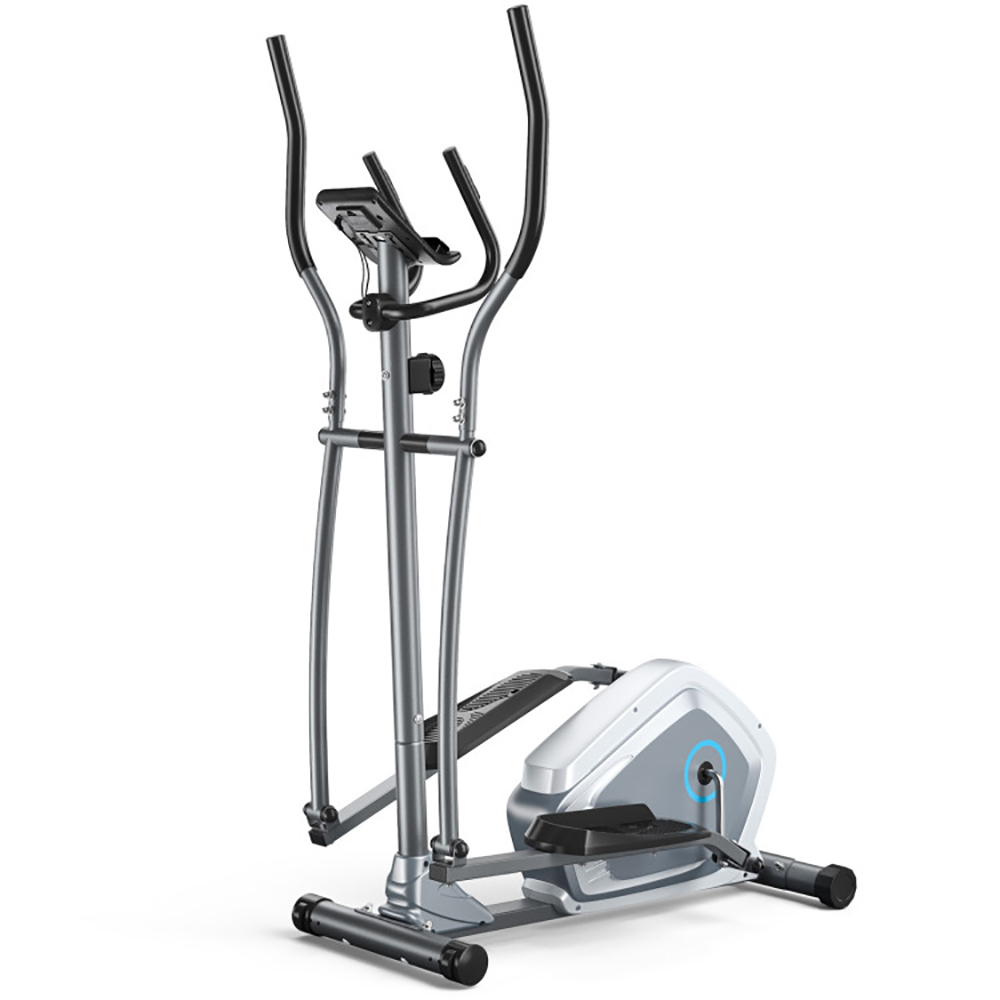Spaco Elliptical Magnetic Cross Trainer with LCD Monitor and Pulse ...