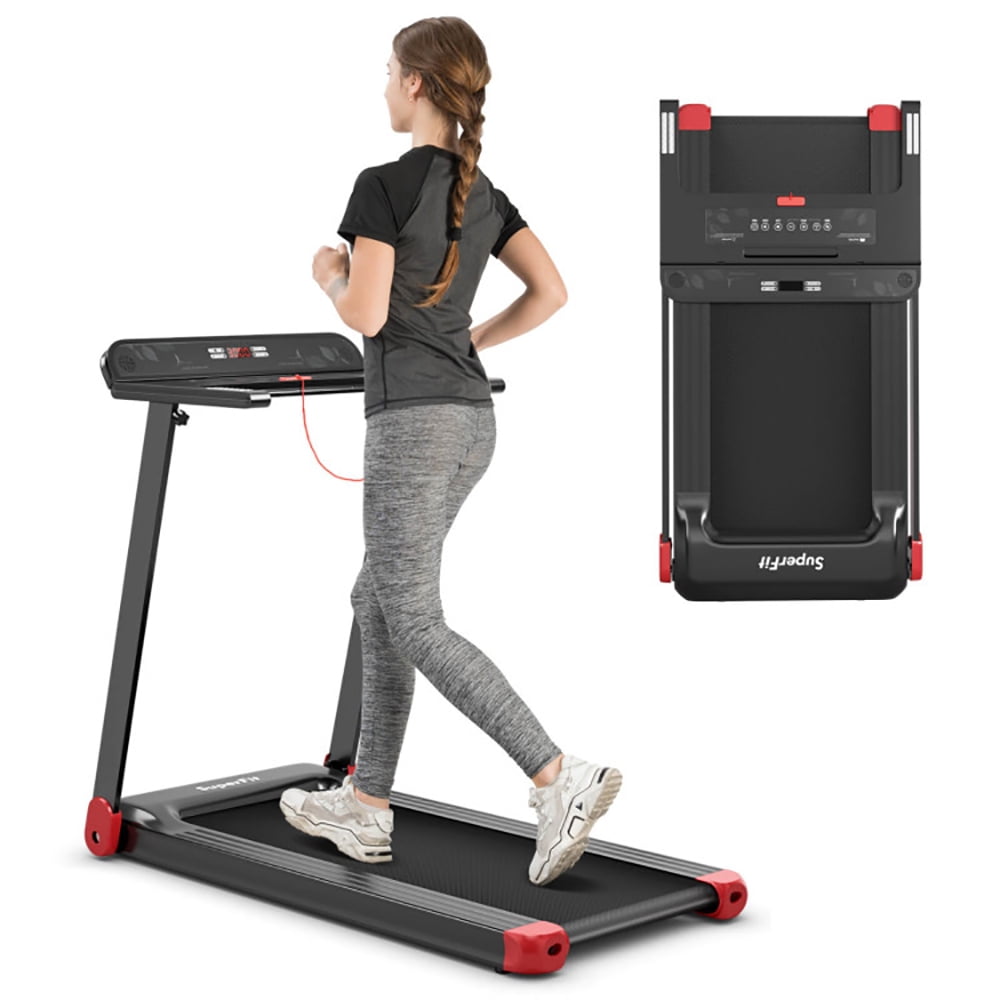 Spaco Folding Electric Compact Walking Treadmill with APP Control ...