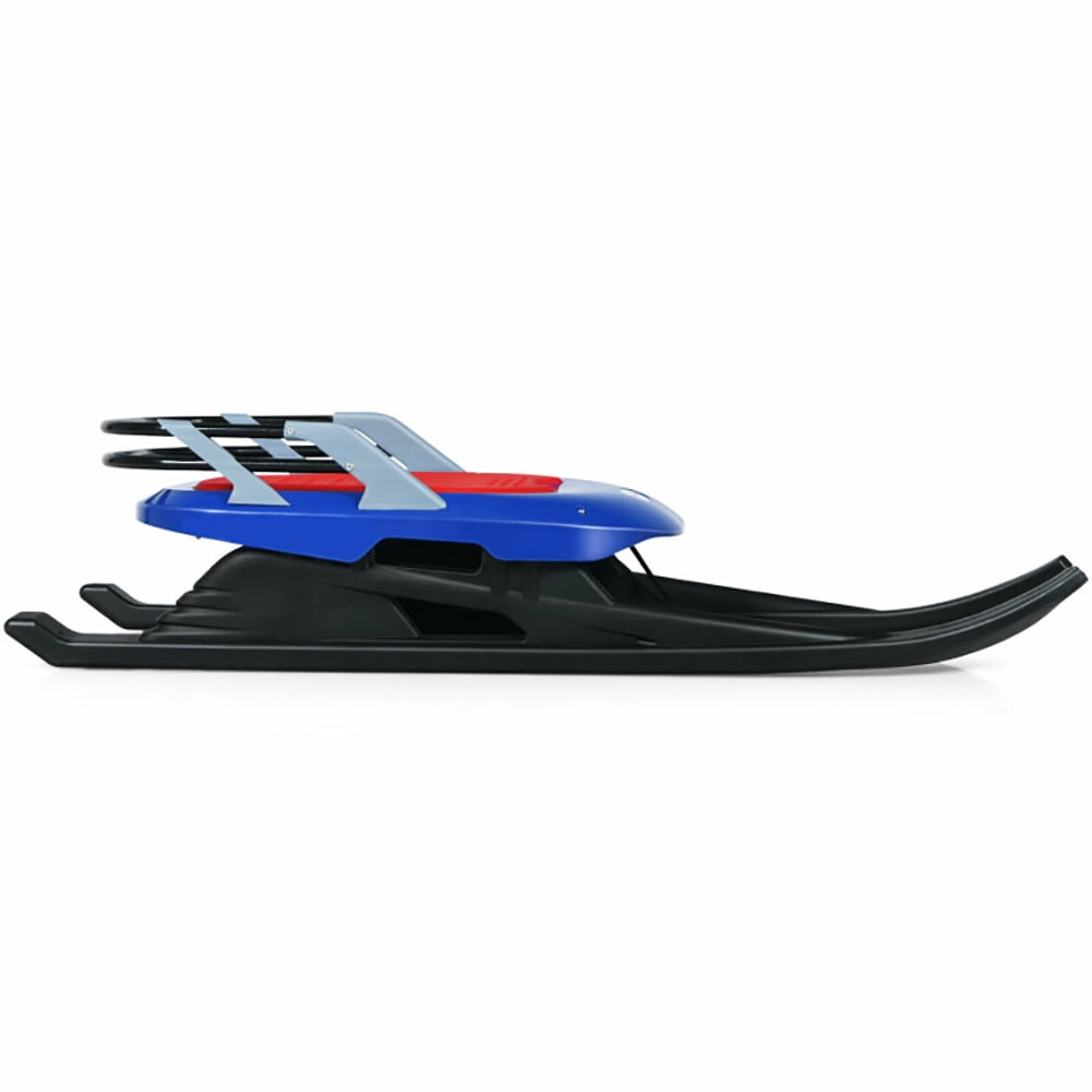 Spaco Folding Kids' Metal Snow Sled with Pull Rope Snow Slider and ...