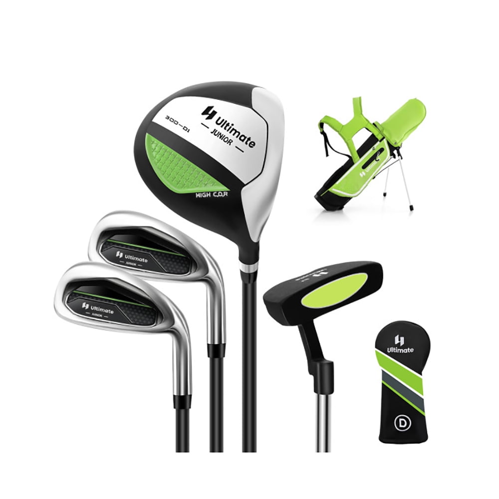 Spaco Junior Complete Golf Club Set for Kids with Rain Hood Right Hand ...