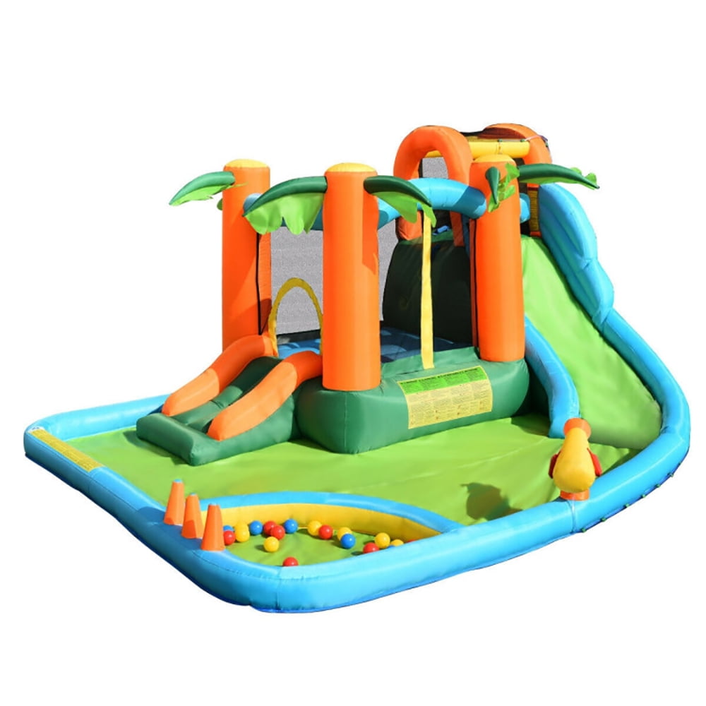 Spaco Kids Inflatable Water Slide Bounce House with Blower, Jumping ...
