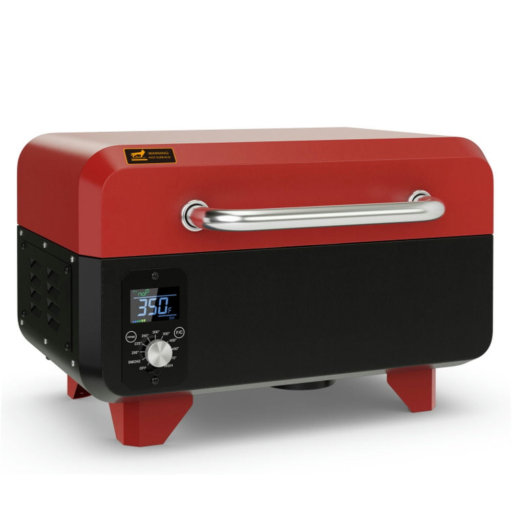 Spaco Outdoor Portable Tabletop Pellet Grill and Smoker with Digital ...