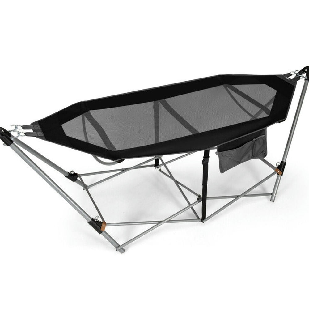 Spaco Portable Folding Hammock with Hammock Stand, High-Quality Folding ...