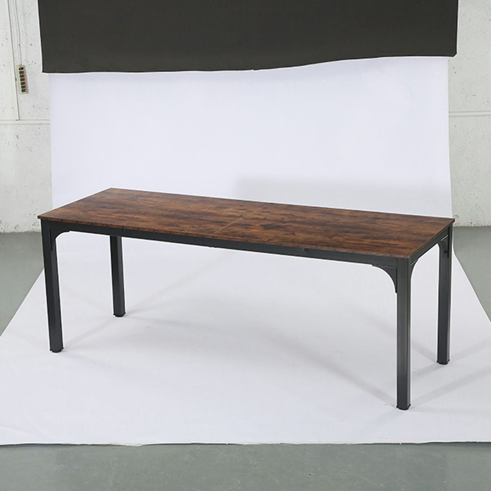 Spaco Rectangular Dining Table, 78 inch Long Kitchen Table for 6-8 ...