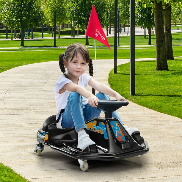 Spaco Ride on Drift Car,Rotating Ride On Drift Car, 24V Electric ...