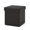 "ANMINY Foldable Velvet Tufted Storage Ottoman Cube, Foot Stool Seat ...