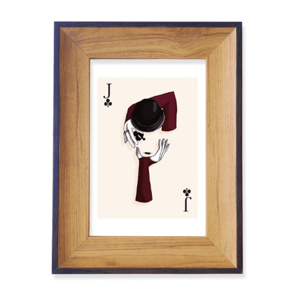 Spade J Playing Cards Pattern Photo Frame Exhibition Display Art ...
