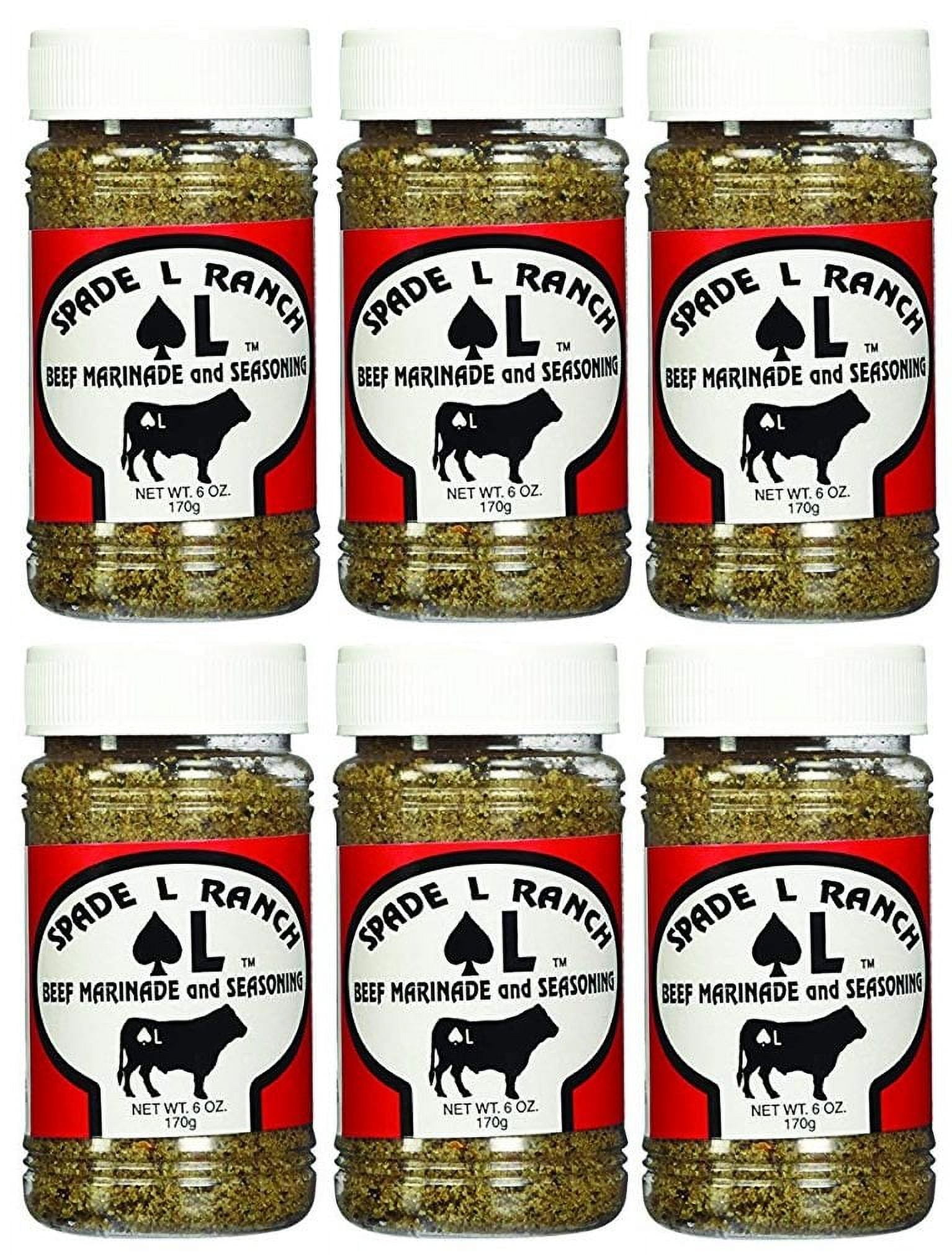 Spade L Ranch Beef MSF2 Marinade and Seasoning 6 Oz. (Pack of 6 ...