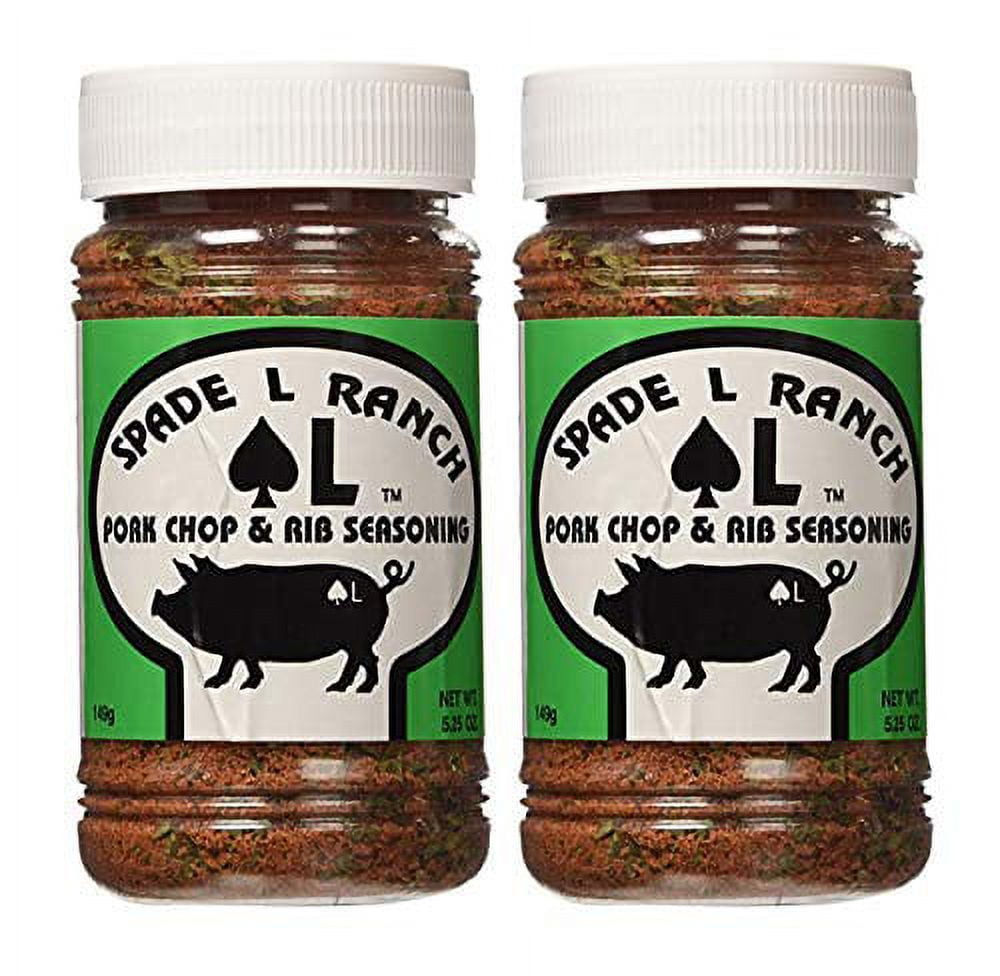 Spade L Ranch Pork Chop & Rib Seasoning 5.25 Oz - 2 PACK H1 - Walmart.com