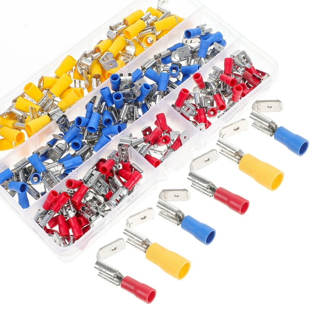 Spade Quick Connector Male Female Wire Terminals Crimp Electrical ...