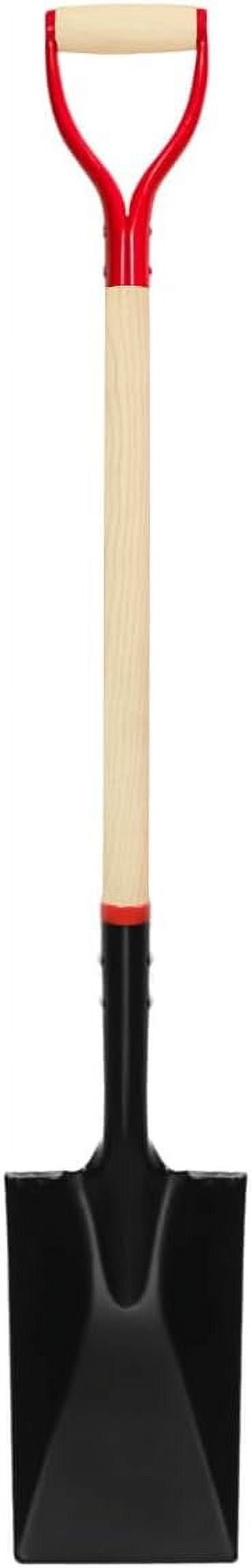 Spade Shovel for Digging, Heavy Duty Spade Shovel with Wooden D-Handle ...
