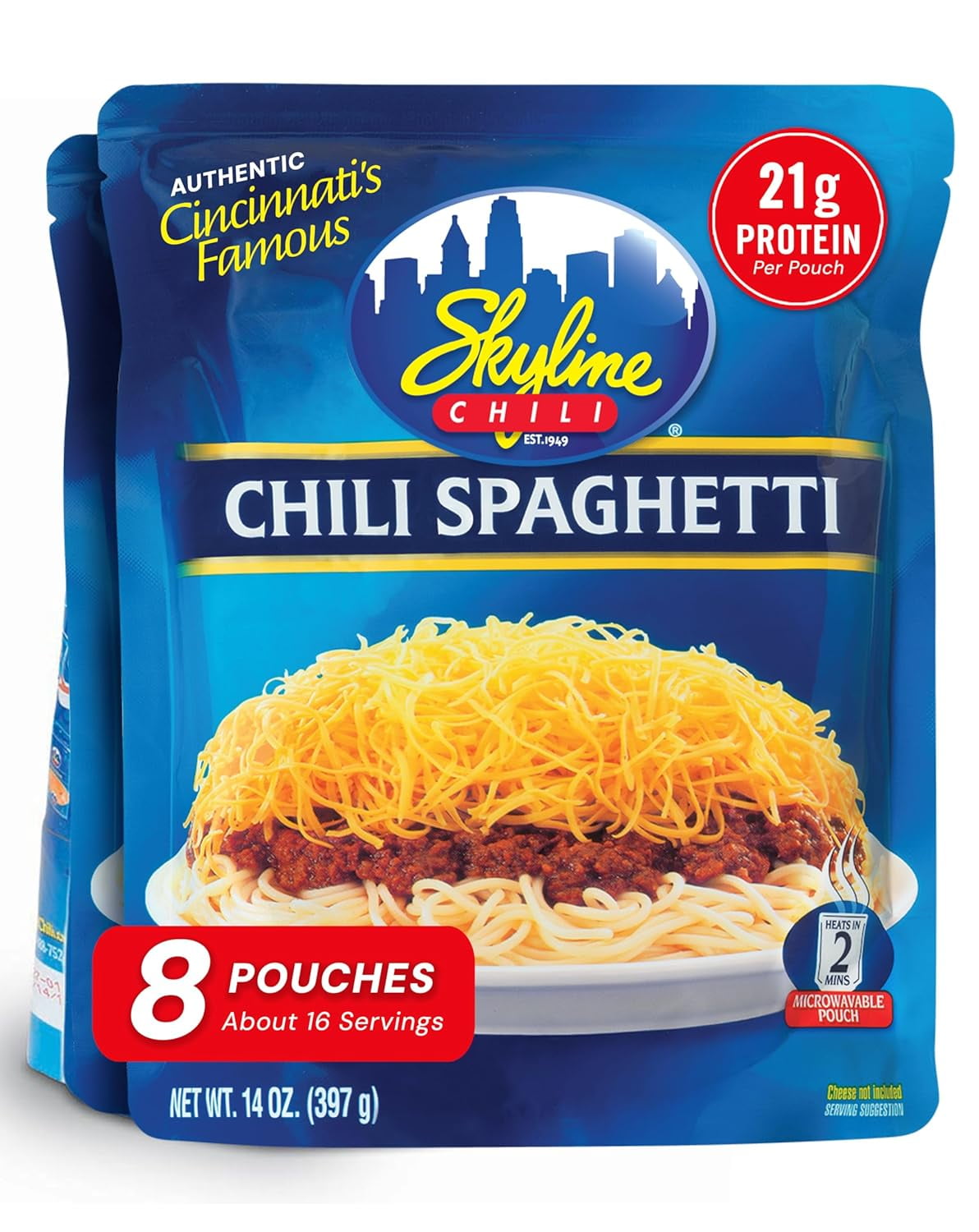 & Spaghetti - Cincinnati Style - Authentic Recipe in Microwavable ...