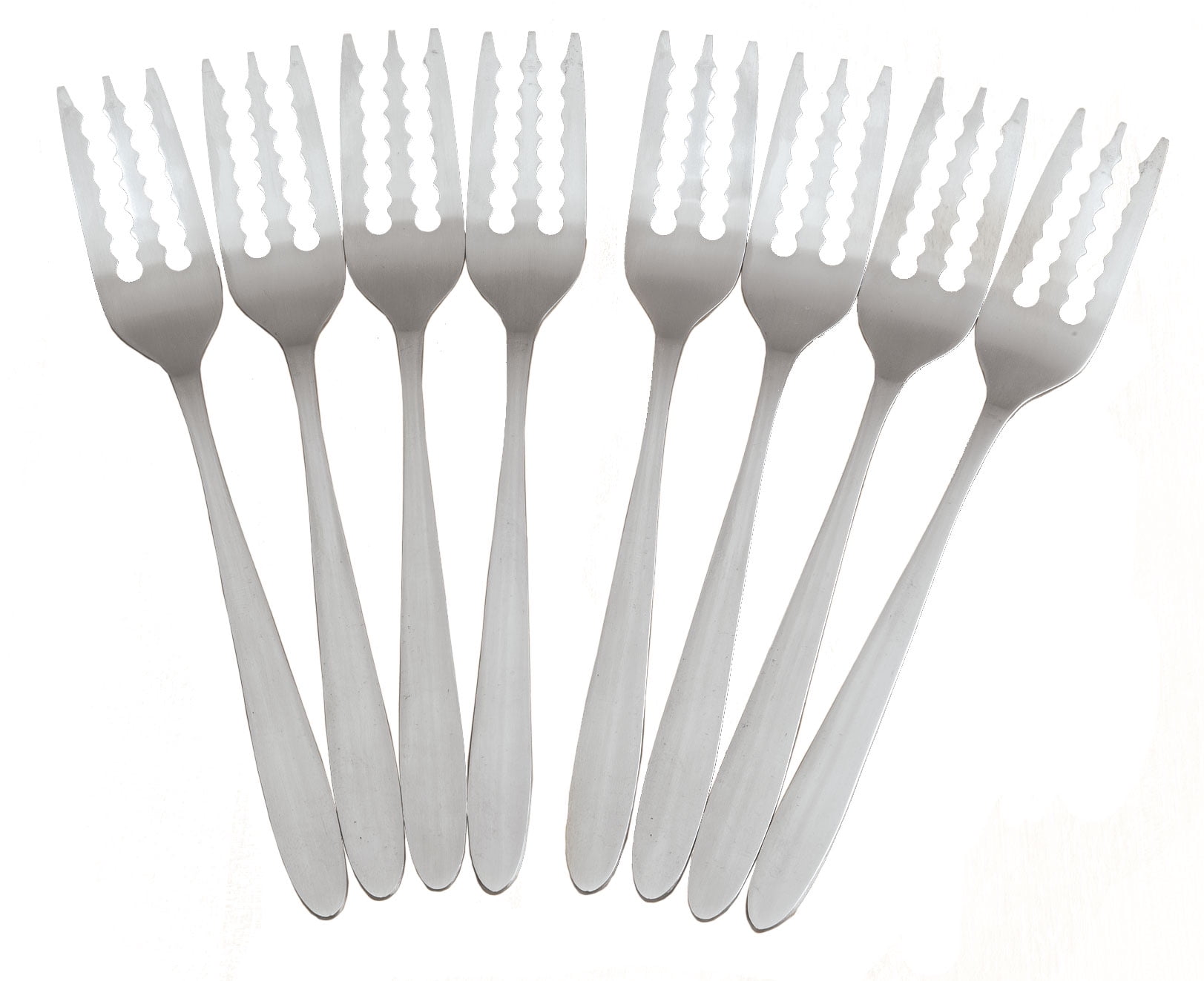 Miles Kimball Stainless Steel Pasta Noodle Spaghetti Forks, Set of 8 ...